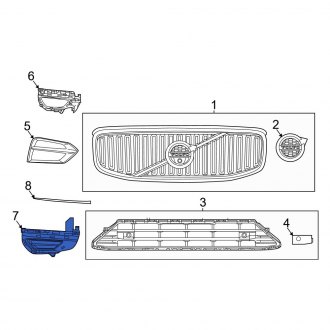 Volvo XC60 Grille Brackets & Hardware — CARiD.com