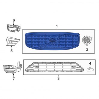 Volvo XC60 Replacement Grille Assemblies — CARiD.com