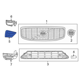 Volvo XC60 Replacement Grille Assemblies — CARiD.com