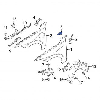Volvo XC40 OEM Fenders | Factory Front & Rear Fenders — CARiD.com