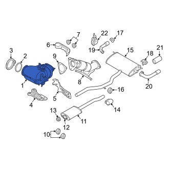 Volvo XC90 OEM Exhaust Parts | Systems, Tips, Pipes — CARiD.com