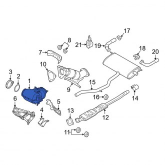 Volvo XC90 OEM Exhaust Parts | Systems, Tips, Pipes — CARiD.com