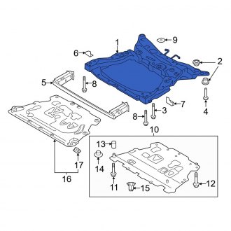 Volvo V60 Replacement Chassis Frames & Rails - CARiD.com