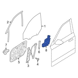 Volvo XC60 OEM Window Parts | Visors, Regulators — CARiD.com