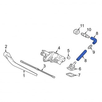 Volvo S90 OEM Wiper Blade & Washer Parts | Motors, Arms — CARiD.com
