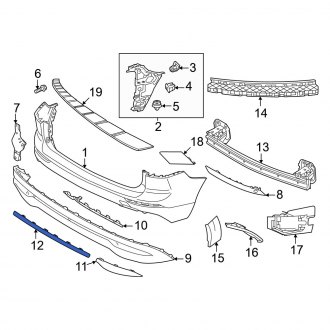 Volvo XC60 Replacement Bumper Moldings & Trim — CARiD.com
