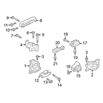 2025 Volvo XC60 Motor Mounts & Mounting Hardware — CARiD.com