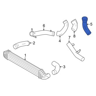 Volvo XC60 Replacement Intercooler Hoses — CARiD.com