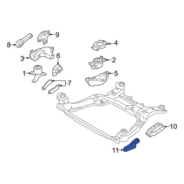 Volvo OE 31277781 - Engine Mount Bracket