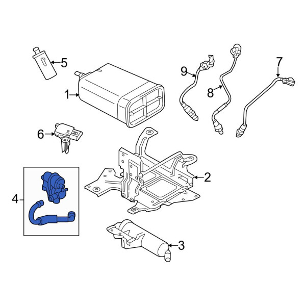 Volvo OE 31405079 - Evaporative Emissions System Leak Detection Pump