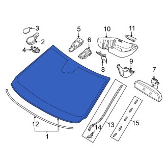 Volvo V60 Replacement Windshield Glass — CARiD.com
