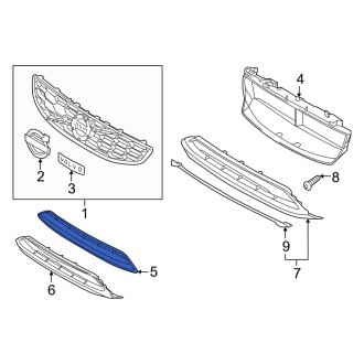Volvo V60 Replacement Grilles | Moldings, Brackets - CARiD.com