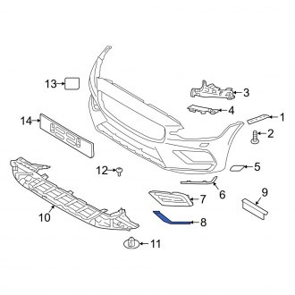 Volvo Replacement Bumper Moldings & Trim | Front, Rear — CARiD.com