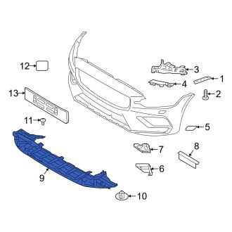 Volvo S60 Header Panel Brackets & Hardware — CARiD.com