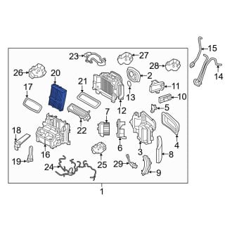 Volvo XC60 HVAC Heater Cores | Seals, Clamps, Boxes — CARiD.com