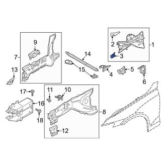 Volvo S90 OEM Fenders | Factory Front & Rear Fenders — CARiD.com