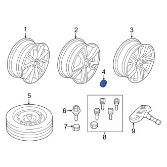 Volvo Wheel Center Caps | Emblems, Logos, Trim Rings – CARiD.com