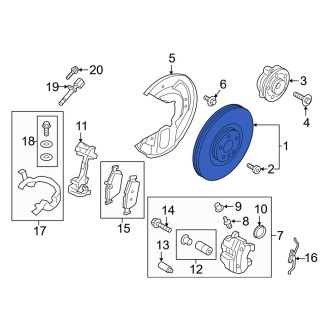 Volvo XC60 OEM Brake Parts | Pads, Bleeders, Rotors — CARiD.com