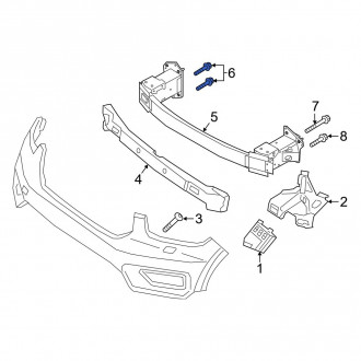 Volvo XC40 Bumper Brackets & Hardware | Front, Rear — CARiD.com