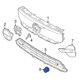 Volvo Grille Brackets & Hardware | Clips, Brackets — CARiD.com
