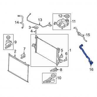 Volvo XC40 Radiator Hoses & Clamps | Lower, Upper — CARiD.com