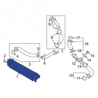 Volvo XC40 Intercoolers | Air To Water, Front Mount — CARiD.com