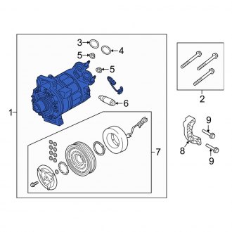 Volvo V60 OEM A/C & Heating Parts | Systems, Compressors — CARiD.com