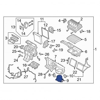 Volvo C40 Blower Motors & Parts | Resistors, Regulators — CARiD.com