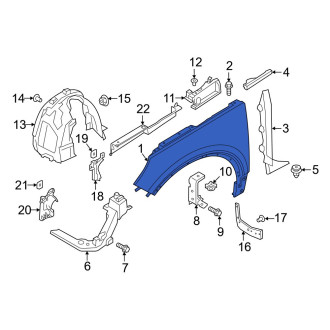 Volvo XC40 OEM Fenders | Factory Front & Rear Fenders — CARiD.com
