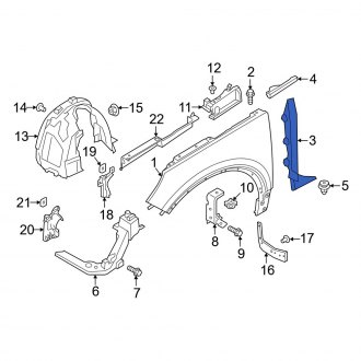 Volvo C40 OEM Fenders | Factory Front & Rear Fenders — CARiD.com