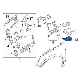 Volvo XC40 Replacement Chassis Frames & Rails - CARiD.com
