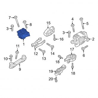 Volvo XC40 Motor Mounts & Mounting Hardware — CARiD.com