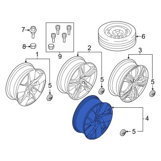 Volvo XC40 Replacement Factory Wheels & Rims - CARiD.com