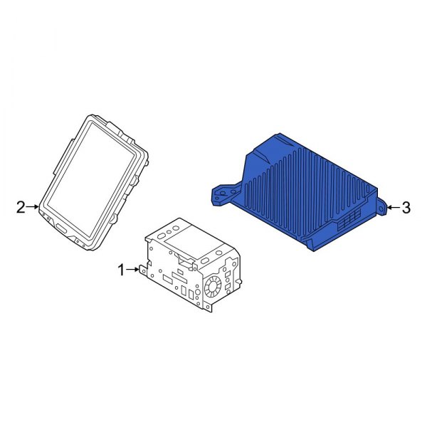Volvo OE 36011716 - Radio Amplifier