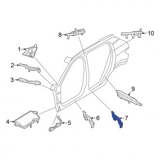 Volvo XC40 Door Seals & Weatherstripping – CARiD.com