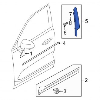 Volvo XC40 Door Moldings | Side, Edge, Belt – CARiD.com