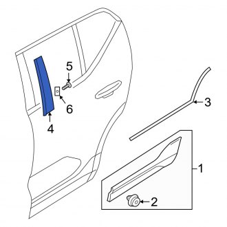 Volvo XC40 Door Moldings | Side, Edge, Belt – CARiD.com
