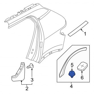 Volvo XC40 OEM Fenders | Factory Front & Rear Fenders — CARiD.com
