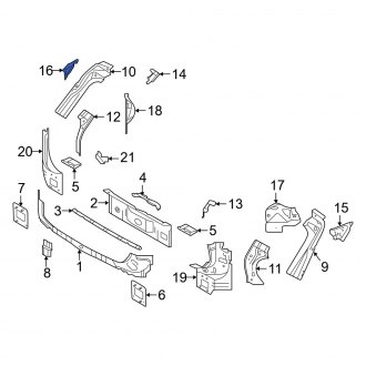 Volvo XC40 Replacement Quarter Panels - CARiD.com