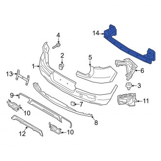 Volvo XC40 Bumper Reinforcements & Energy Absorbers – CARiD.com