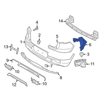 Volvo XC40 Bumper Brackets & Hardware - Front, Rear | CARiD