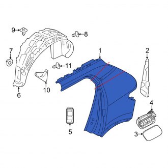 Volvo XC40 Replacement Quarter Panels — CARiD.com