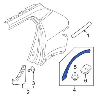 Volvo XC40 Replacement Fender Moldings & Trim — CARiD.com