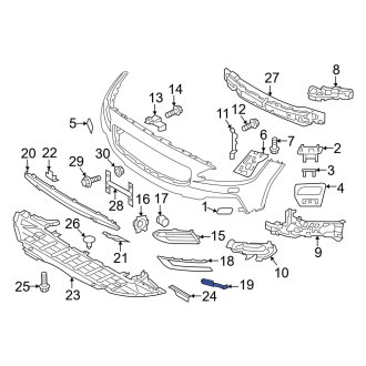 Volvo Grille Brackets & Hardware | Clips, Brackets — CARiD.com