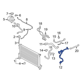 Volvo V60 OEM Engine Cooling Parts | Radiators, Fans — CARiD.com