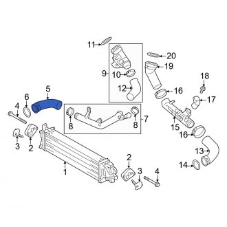 Volvo XC60 Replacement Intercooler Hoses — CARiD.com