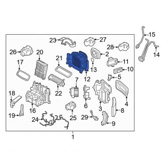 Volvo V60 OEM A/C & Heating Parts | Systems, Compressors — CARiD.com