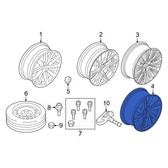 Volvo OEM Wheels & Tires | Lug Nuts, TPMS Sensors, Covers — CARiD.com