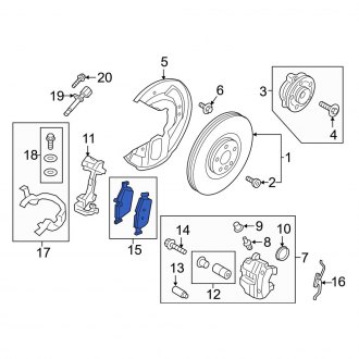 Volvo V60 OEM Brake Parts | Pads, Bleeders, Rotors — CARiD.com