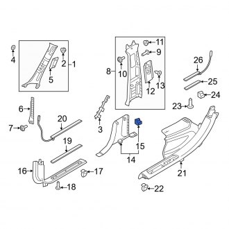 Volvo C40 OEM Interior Components — CARiD.com